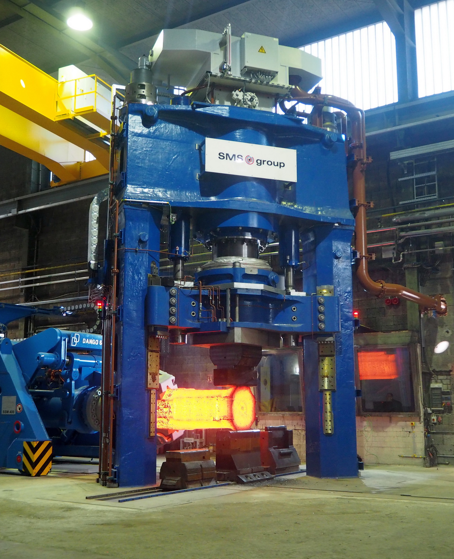 First High speed Open die Forging Press With 3D printed Hydraulic